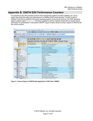 SAP Solution On VMware - Best Practice Guide 2011 | PDF | Operating Systems | Computer Software ...