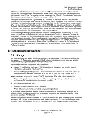 SAP Solution On VMware - Best Practice Guide 2011 | PDF | Operating ...