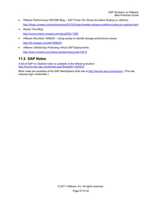 Sap solutions-on-v mware-best-practices-guide | PDF