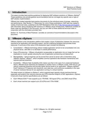 Sap solutions-on-v mware-best-practices-guide | PDF