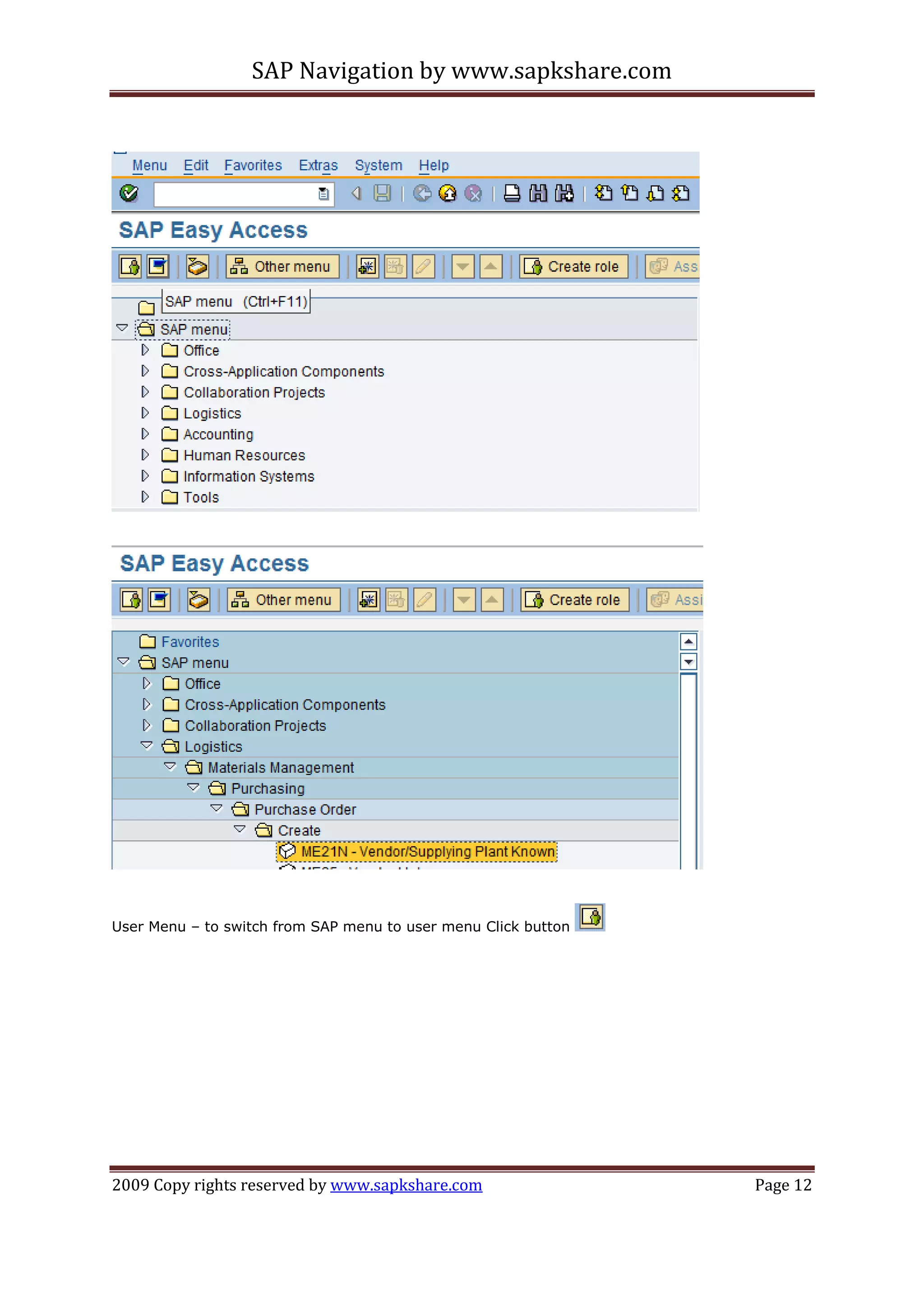 Sap step-by-step-navigation-guide-for-beginners | PDF