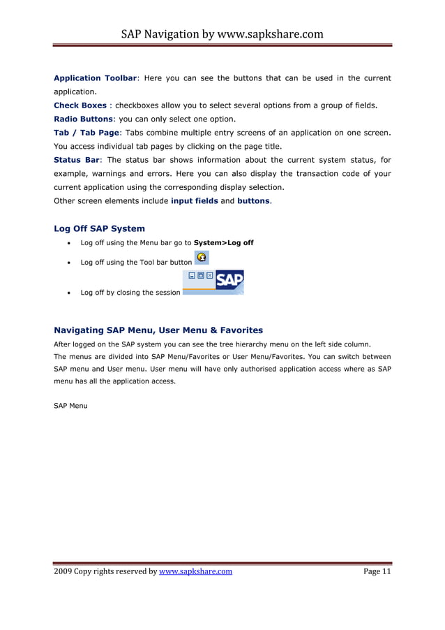 Sap step-by-step-navigation-guide-for-beginners | PDF