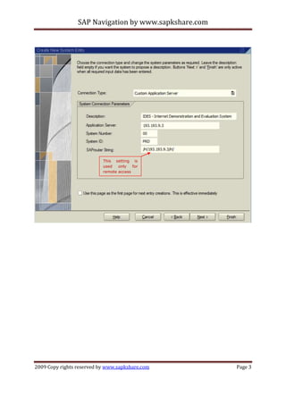 Sap step-by-step-navigation-guide-for-beginners | PDF