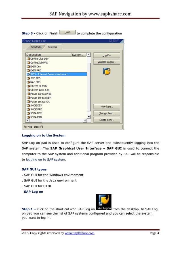 Sap step-by-step-navigation-guide-for-beginners | PDF