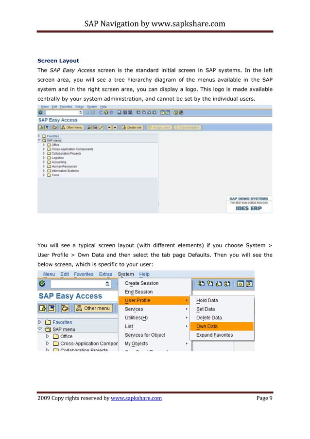 Sap step-by-step-navigation-guide-for-beginners | PDF