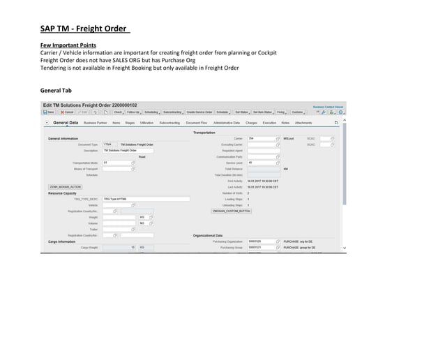 Entendendo o SAP TM - Uma abordagem simples e eficaz | PDF | Logistics ...