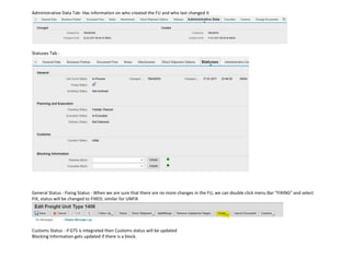 sap transportation management understanding freight unit | PDF
