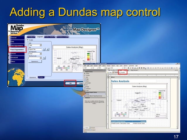 Sap And Sql Server 2005 Reporting Services With Dundas Map Integration