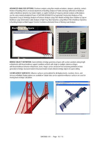 Sap2000 v10 | PDF