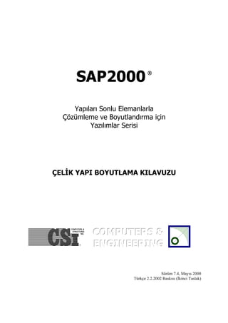 Sap2000 6 | PDF