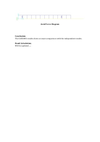 Sap2000 frame verification | PDF