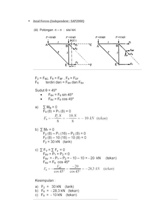 Sap2000 frame verification | PDF