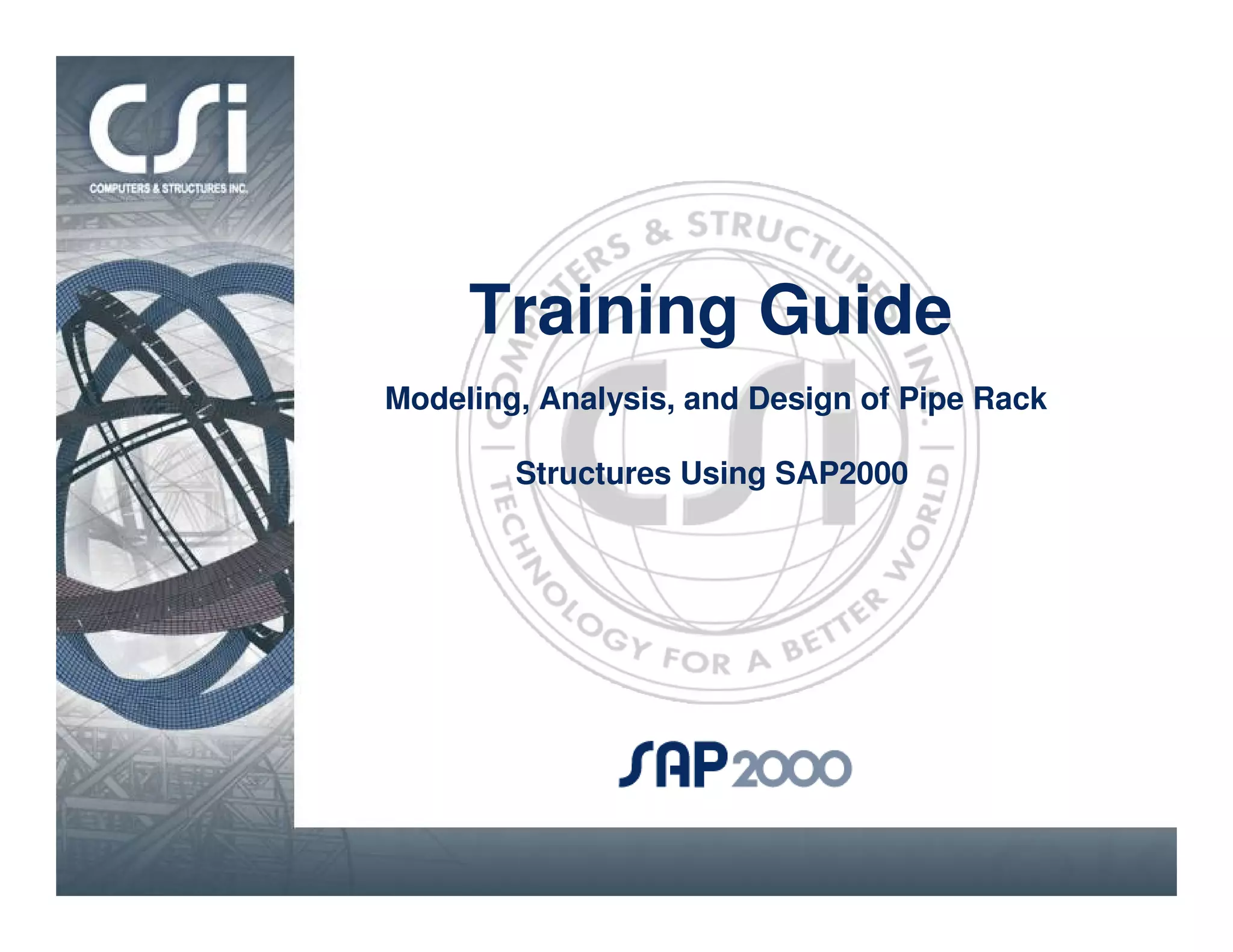 SAP2000 Piperack Tutorial 2010.pdf