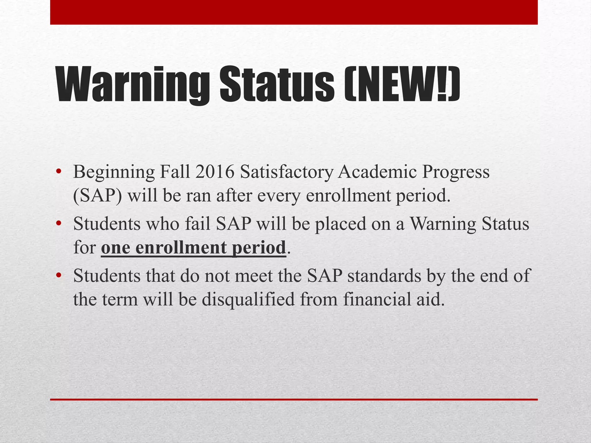 Satisfactory Academic Progress - 2017-2018 | PPT