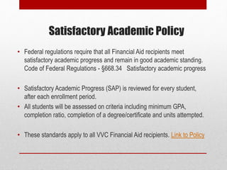 Satisfactory Academic Progress - 2017-2018 | PPT