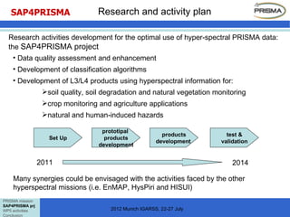 DEVELOPMENT OF ALGORITHMS AND PRODUCTS FOR SUPPORTING THE ITALIAN ...