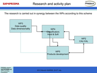 DEVELOPMENT OF ALGORITHMS AND PRODUCTS FOR SUPPORTING THE ITALIAN ...