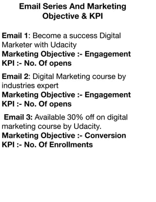 SA Market with Email Project | PDF