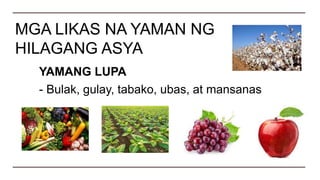 SAP 7 - Q1 Week 3 (Mga Likas na Yaman ng Asya).pptx