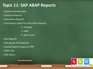 Sap abap | PPTX