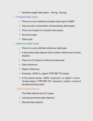 Here upload the document SAP ABAP Basic Concepts | PDF