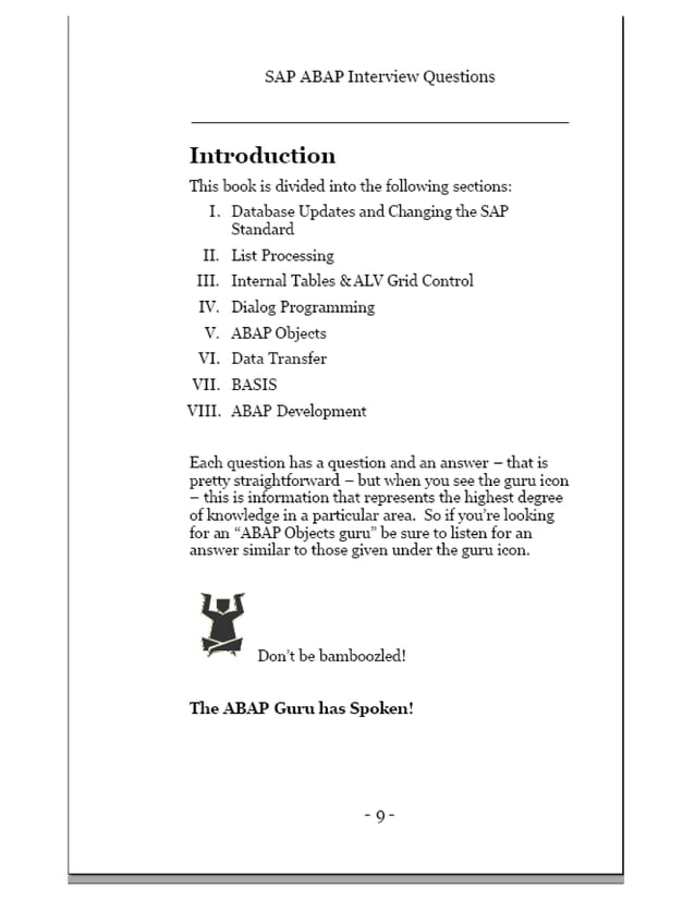 Sap abap certification questions and answers | PDF