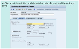 Sap abap domain creation | PPT