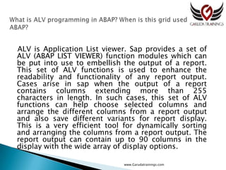 SAP ABAP Latest Interview Questions | PPTX