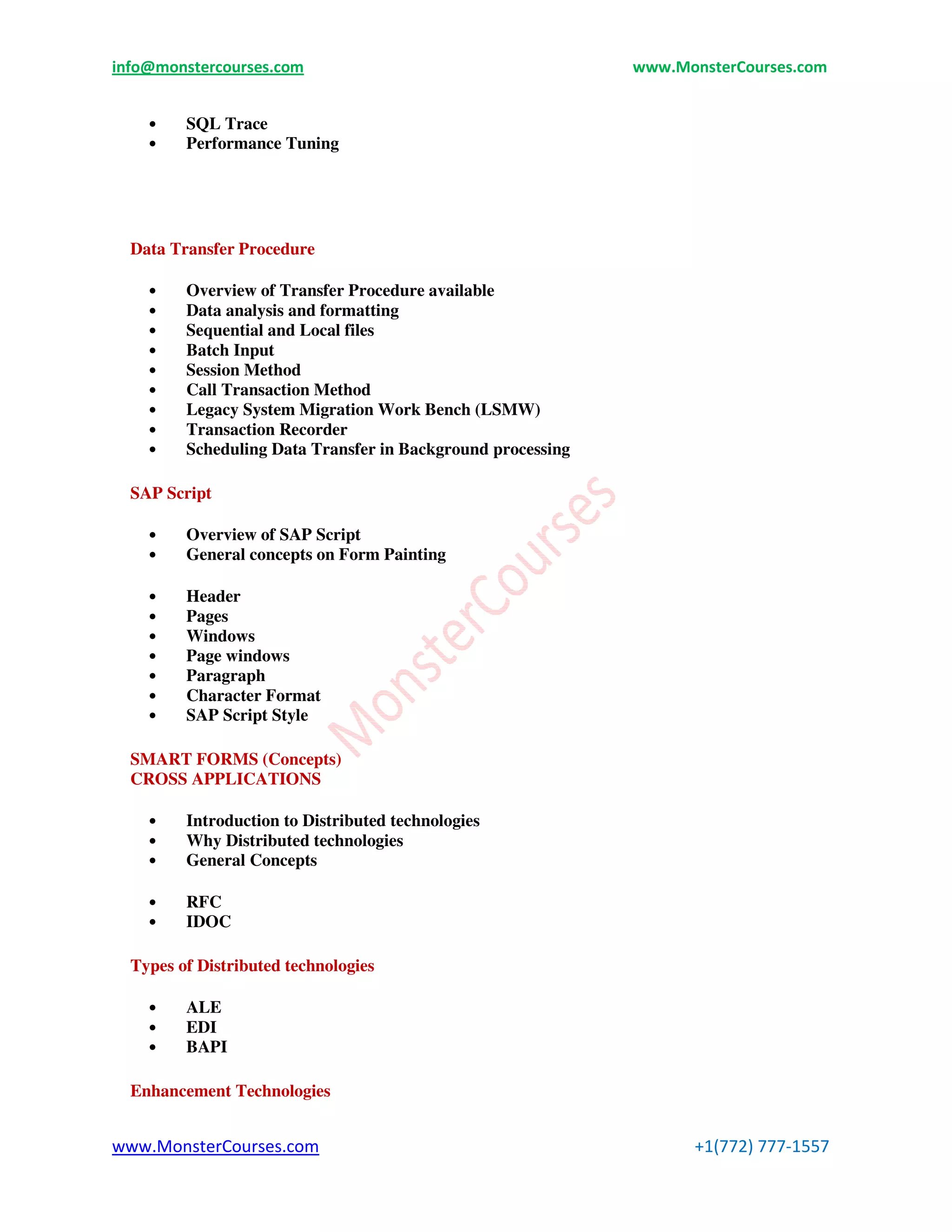 Sap abap online training | PDF