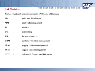 Sap abap part1 | PPT