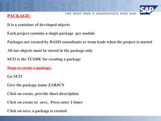 Sap abap part1 | PPT
