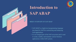 SAP ABAP Online Training Course for Beginners | PPTX