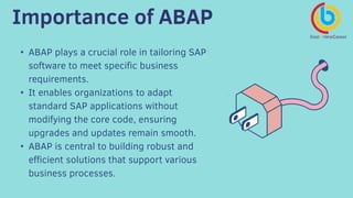 SAP ABAP Online Training Course for Beginners | PPTX