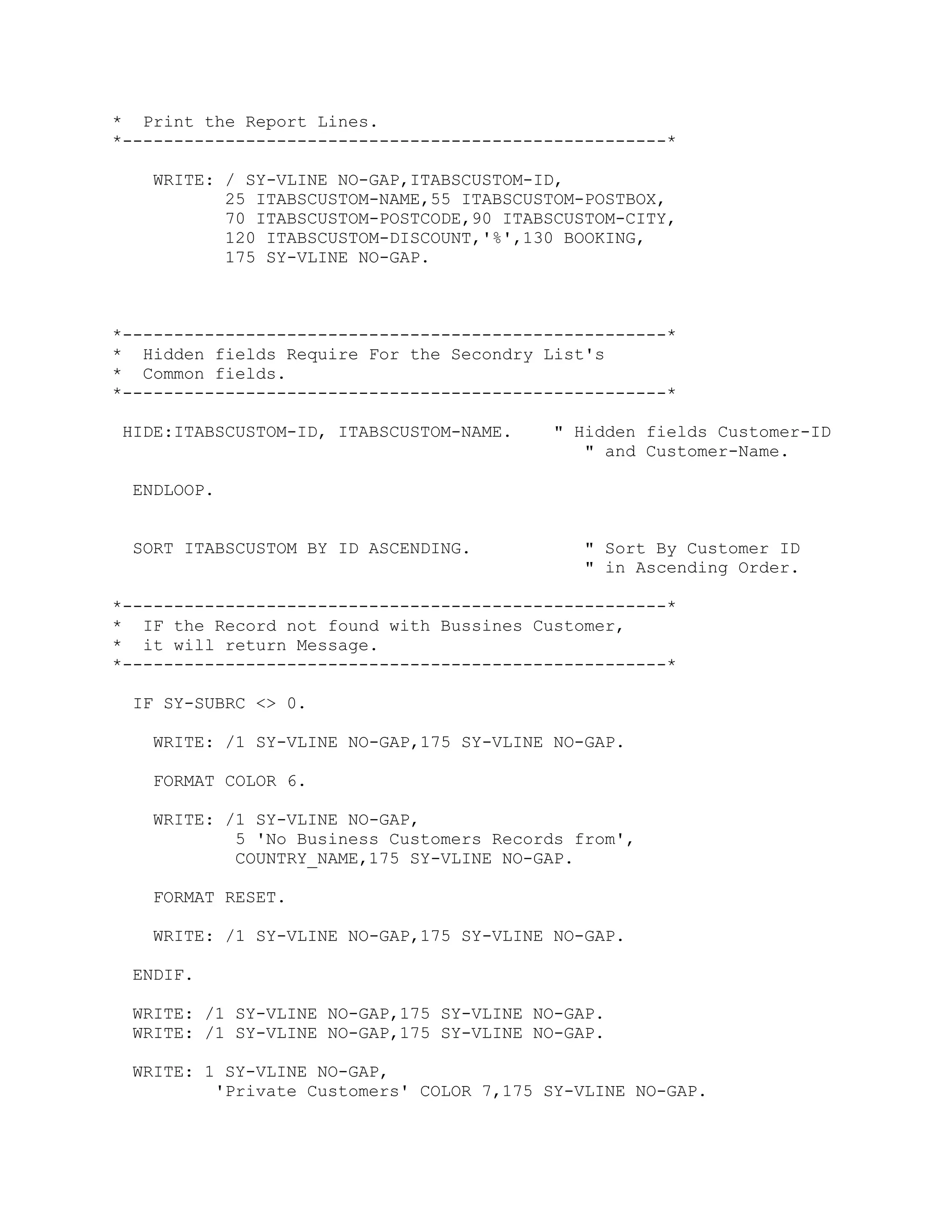 Sap Abap Report Program Docx Computing Technology And Computing 1286