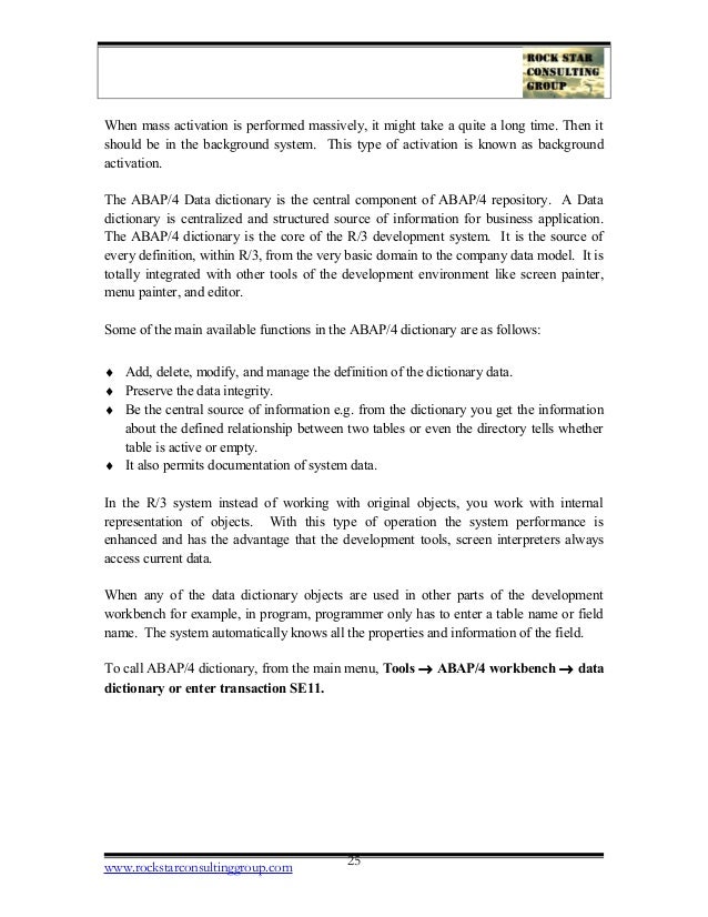 Syntax For Update Statement In Sap Abap Training Buranwriter