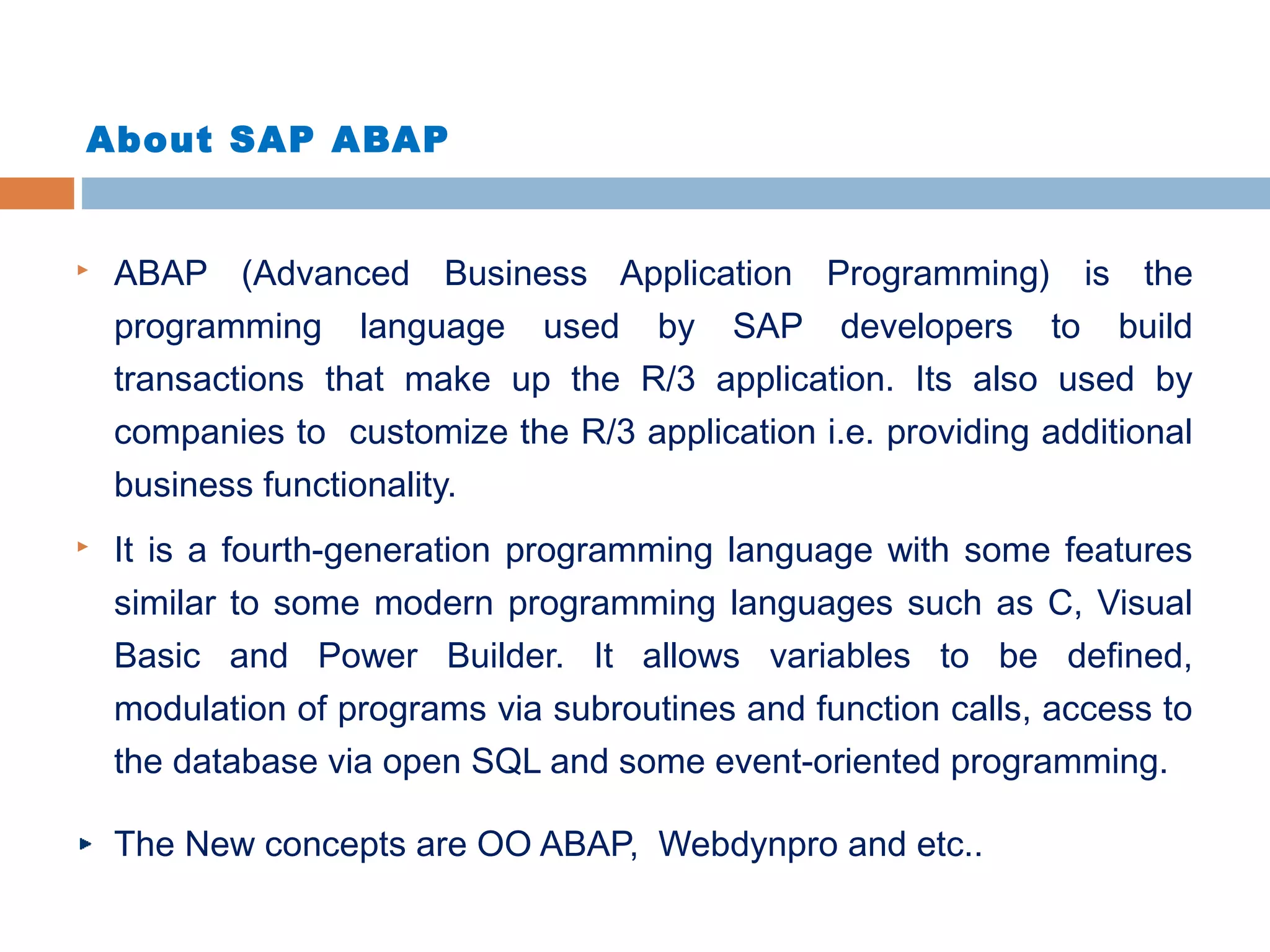 Looking for best Sap abap training institute in Chennai | PPT