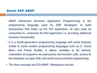 Looking for best Sap abap training institute in Chennai | PPT