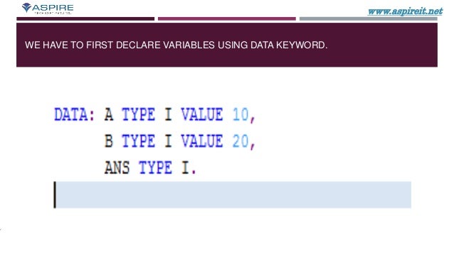 SAP ABAP Training - How To Create Subroutine