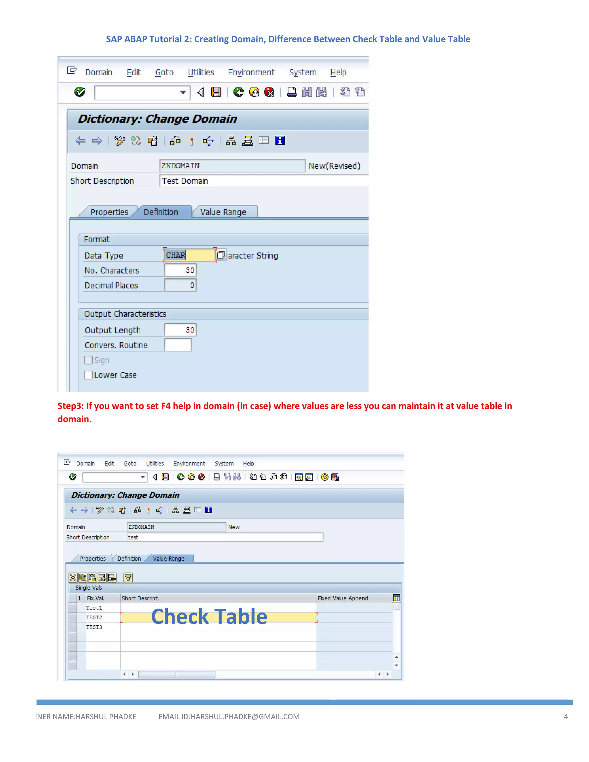 Sap abap tutorial 1 (1) | PDF