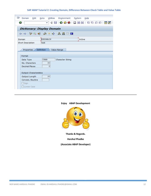 Sap abap tutorial 1 (1) | PDF