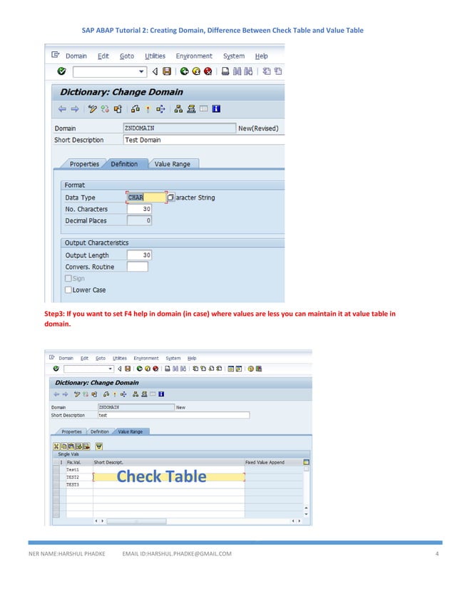 Sap abap tutorial 1 (1) | PDF