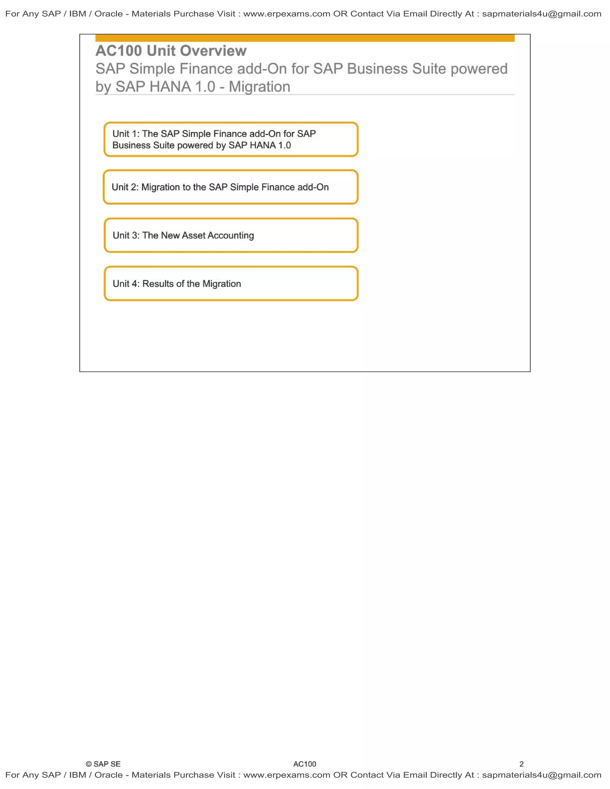 Sap ac100 col02 latest sample www erp_examscom | PDF | Computing ...