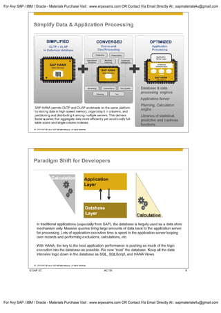 Sap ac100 col03 sf 1503 latest sample www erp_examscom | PDF