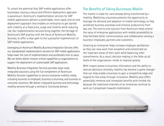 SAP Mobile Platform: Accenture Mobility "The Always On Enterprise ...