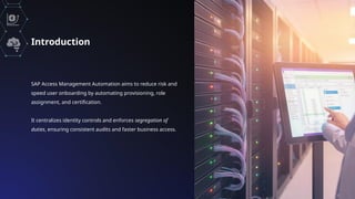 SAP access Automation for risk and compliance free business | PPTX