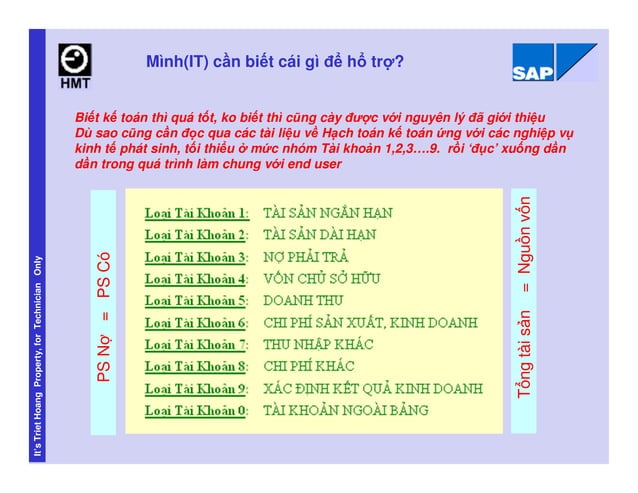 SAP FICO overview - technical viewpoint (Vietnamese) | PPT