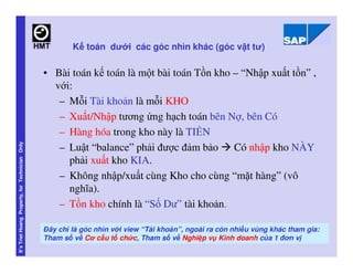 SAP FICO overview - technical viewpoint (Vietnamese) | PDF