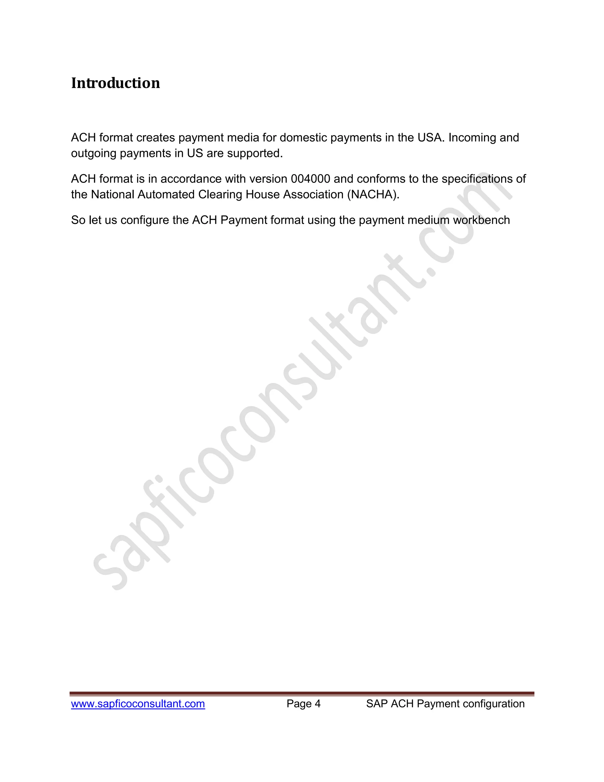 Sap ach configuration | PDF