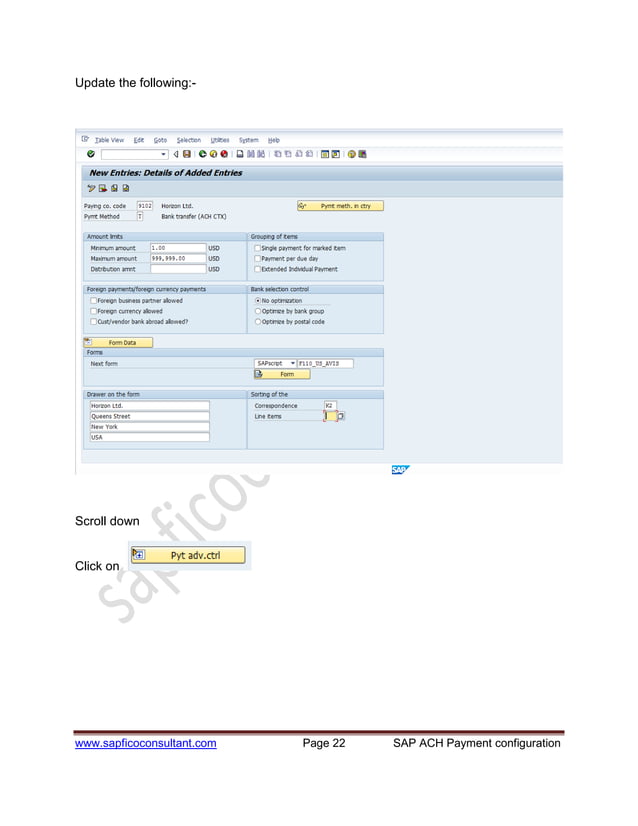 Sap ach configuration | PDF