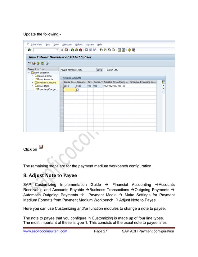 Sap ach configuration | PDF